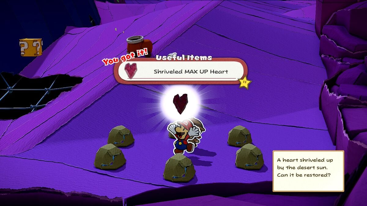File:PMTOK Shriveled MAX UP Heart.jpg - Super Mario Wiki, the Mario ...
