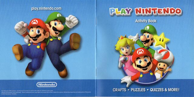 Play Nintendo Activity Book - Super Mario Wiki, the Mario encyclopedia