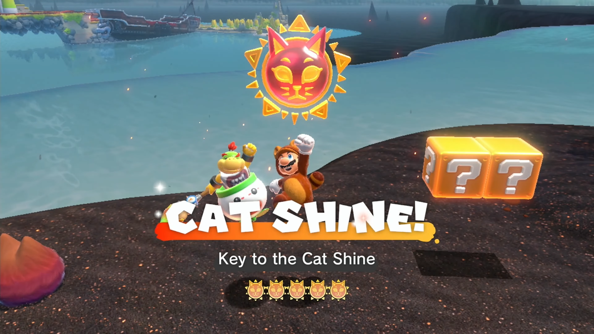 File:RoilingRollerIsle KeytotheCatShine.png - Super Mario Wiki, the ...