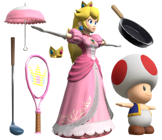 File Princess Peach Ssbu Model Png Super Mario Wiki The Mario