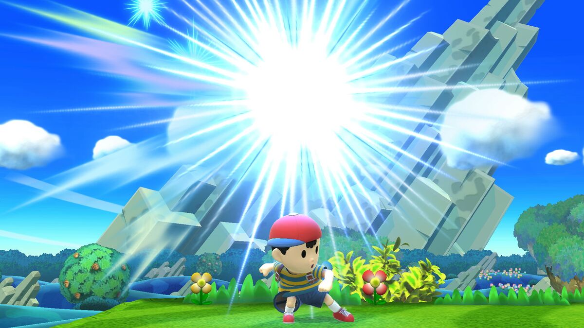 File:Ness PK Flash Wii U.jpg - Super Mario Wiki, the Mario encyclopedia