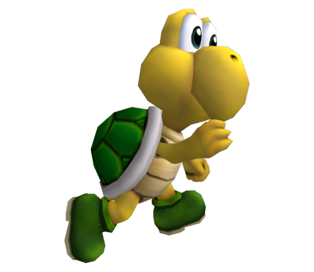 File:SSBB Koopa Troopa Trophy Model.png - Super Mario Wiki, the Mario ...