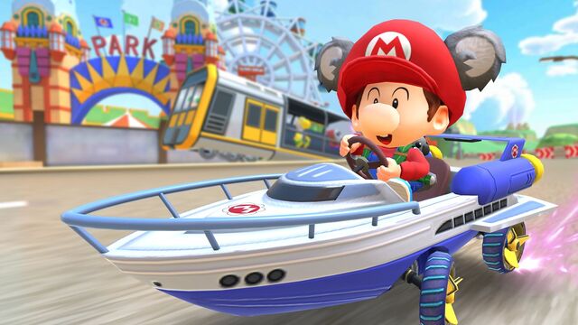 File:MKT Baby Mario Koala.jpg - Super Mario Wiki, the Mario encyclopedia