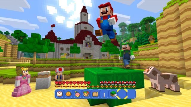 File:Minecraft - Mario Mashup screenshot.png - Super Mario Wiki, the ...
