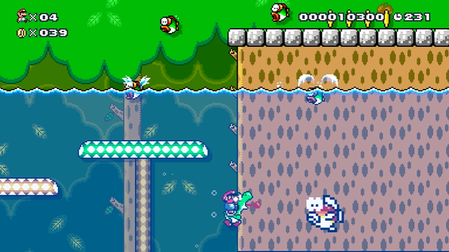 River Fish in the Forest - Super Mario Wiki, the Mario encyclopedia