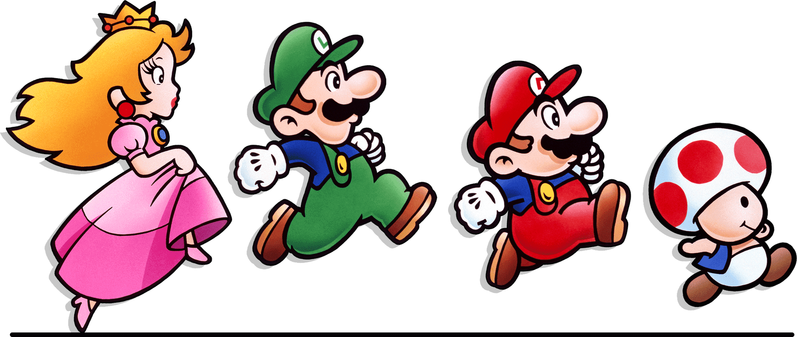 File:FC40 SMB2 Characters Run.png - Super Mario Wiki, the Mario ...