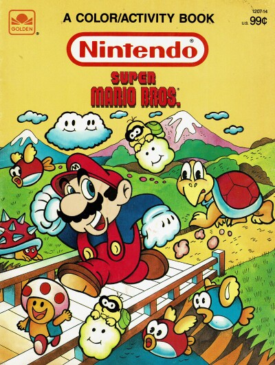 Super Mario Bros.: A Color/Activity Book (book 1) - Super Mario Wiki ...
