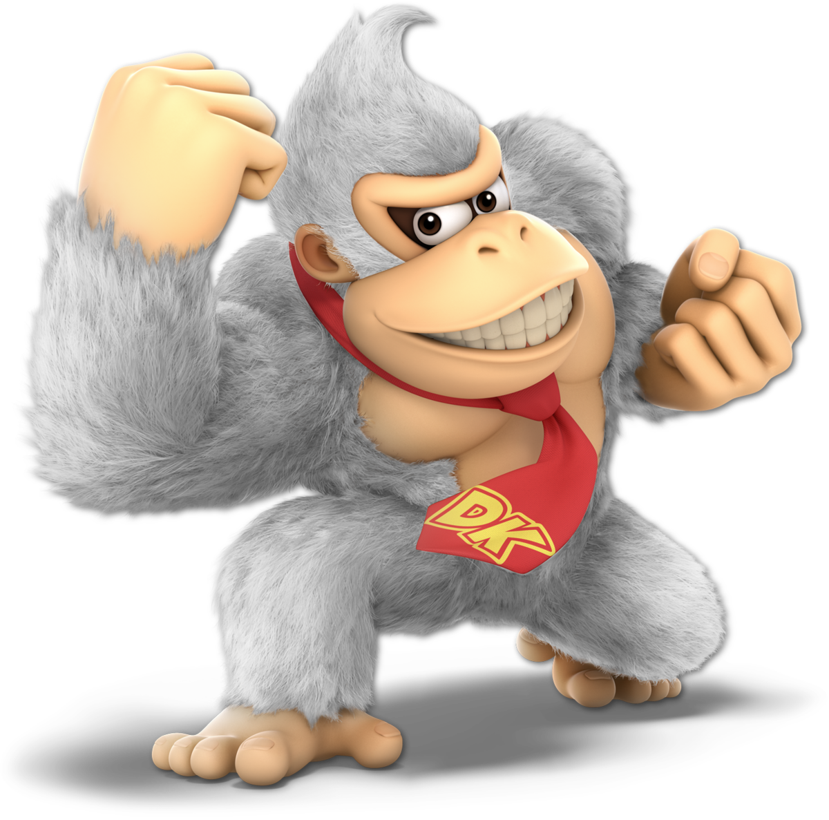 File:Donkey Kong (White) SSBU.png - Super Mario Wiki, the Mario ...