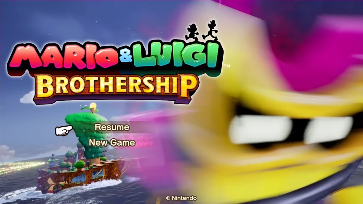 File:MLB Ecks title screen.jpg - Super Mario Wiki, the Mario encyclopedia