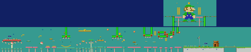 Acorn Plains - Super Mario Wiki, the Mario encyclopedia