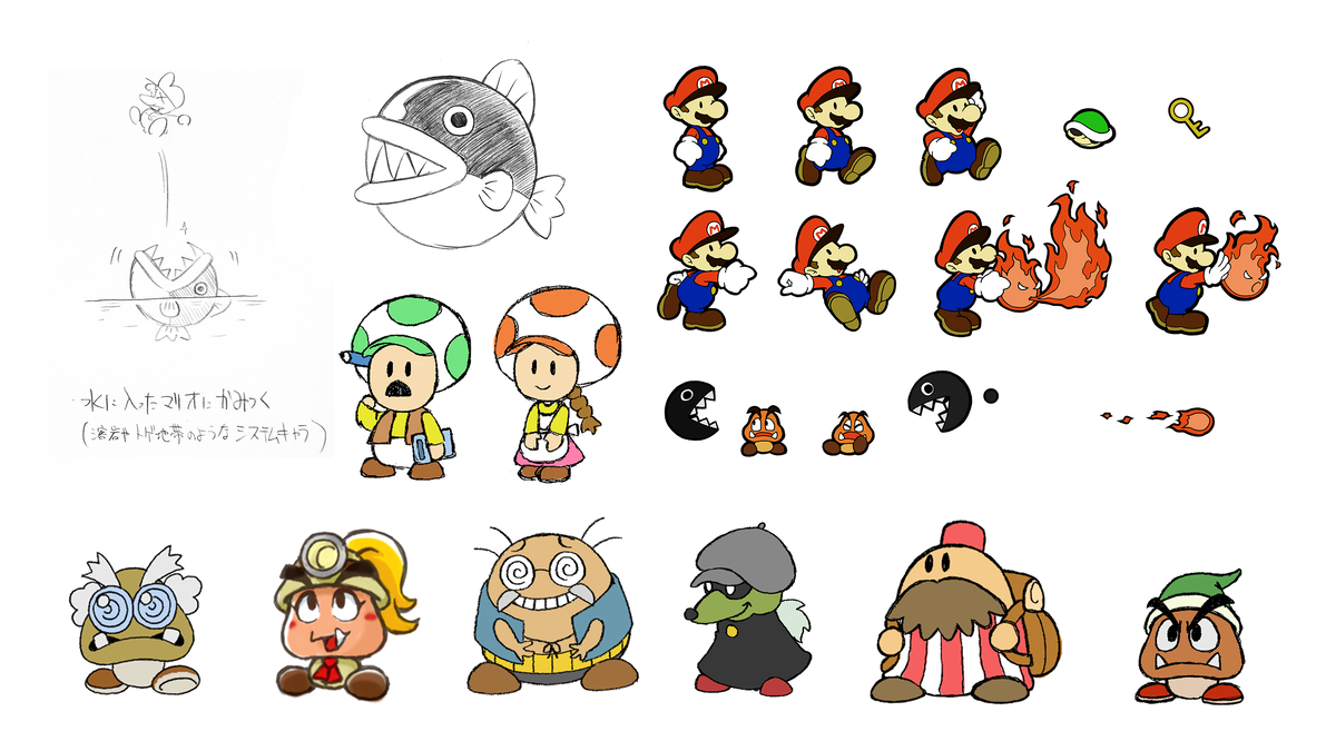 File:PMTTYDNS concept art characters 3.png - Super Mario Wiki, the ...