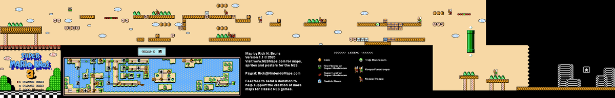File:SMB3 World 3-6 Map.png - Super Mario Wiki, the Mario encyclopedia