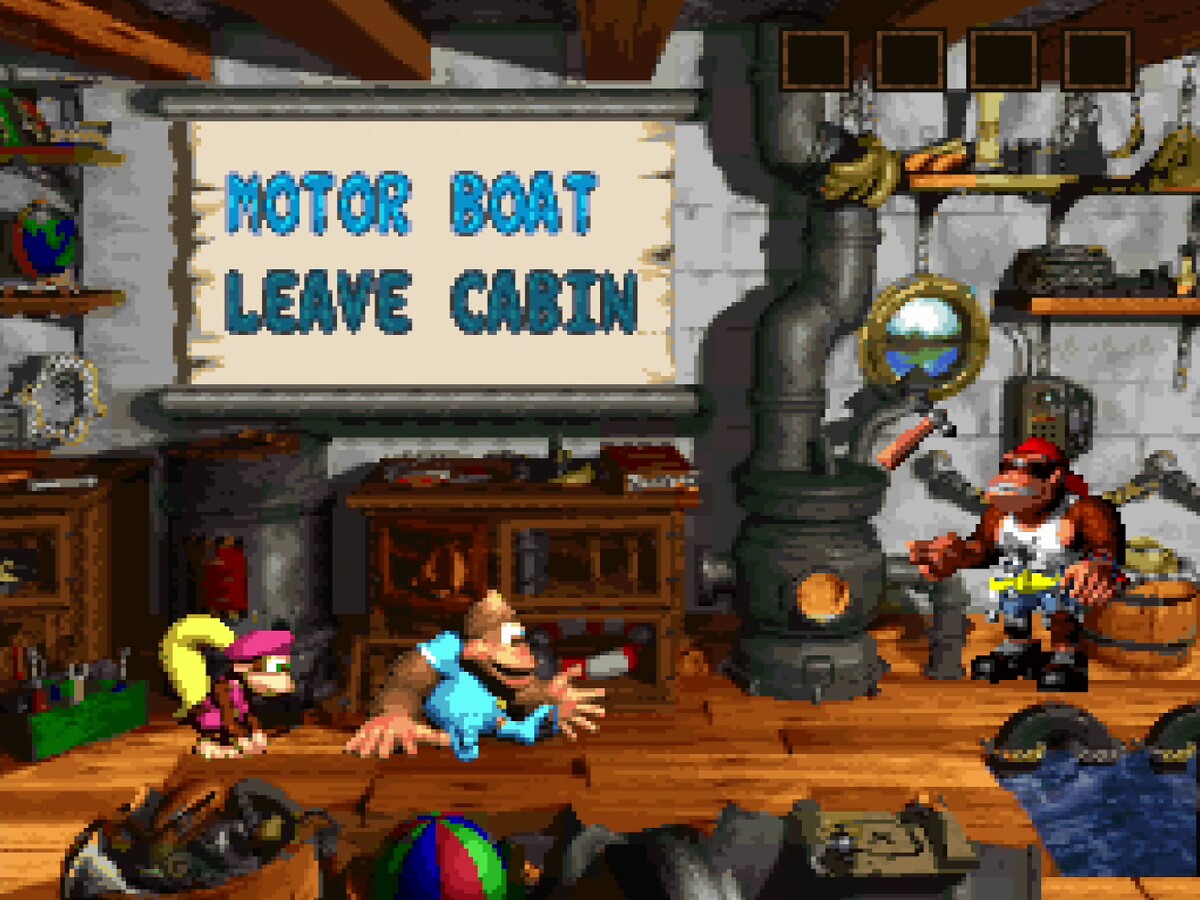 File:NM DKC3 Hangin at Funkys.jpg - Super Mario Wiki, the Mario ...