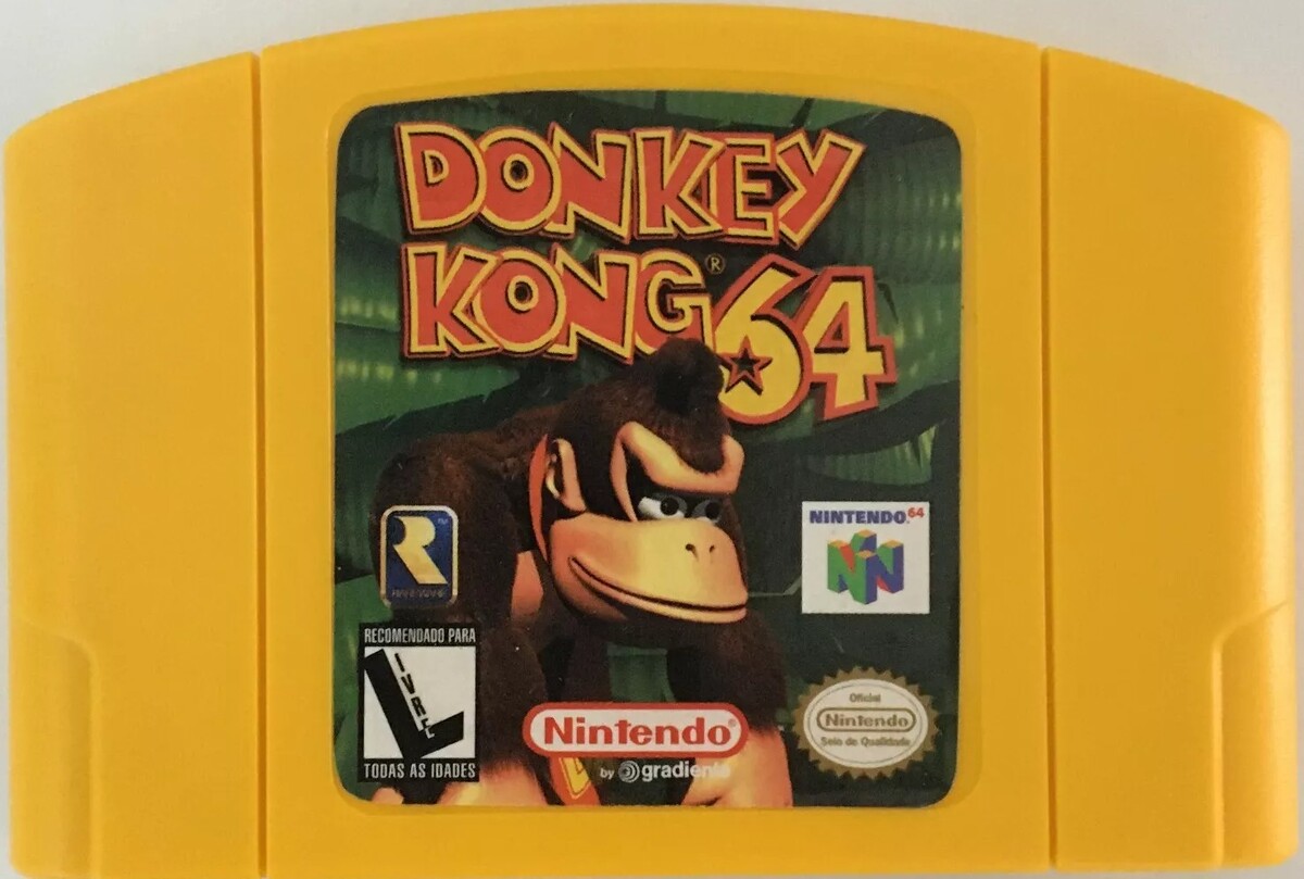 File:DK64 Cartridge BR.jpg - Super Mario Wiki, the Mario encyclopedia