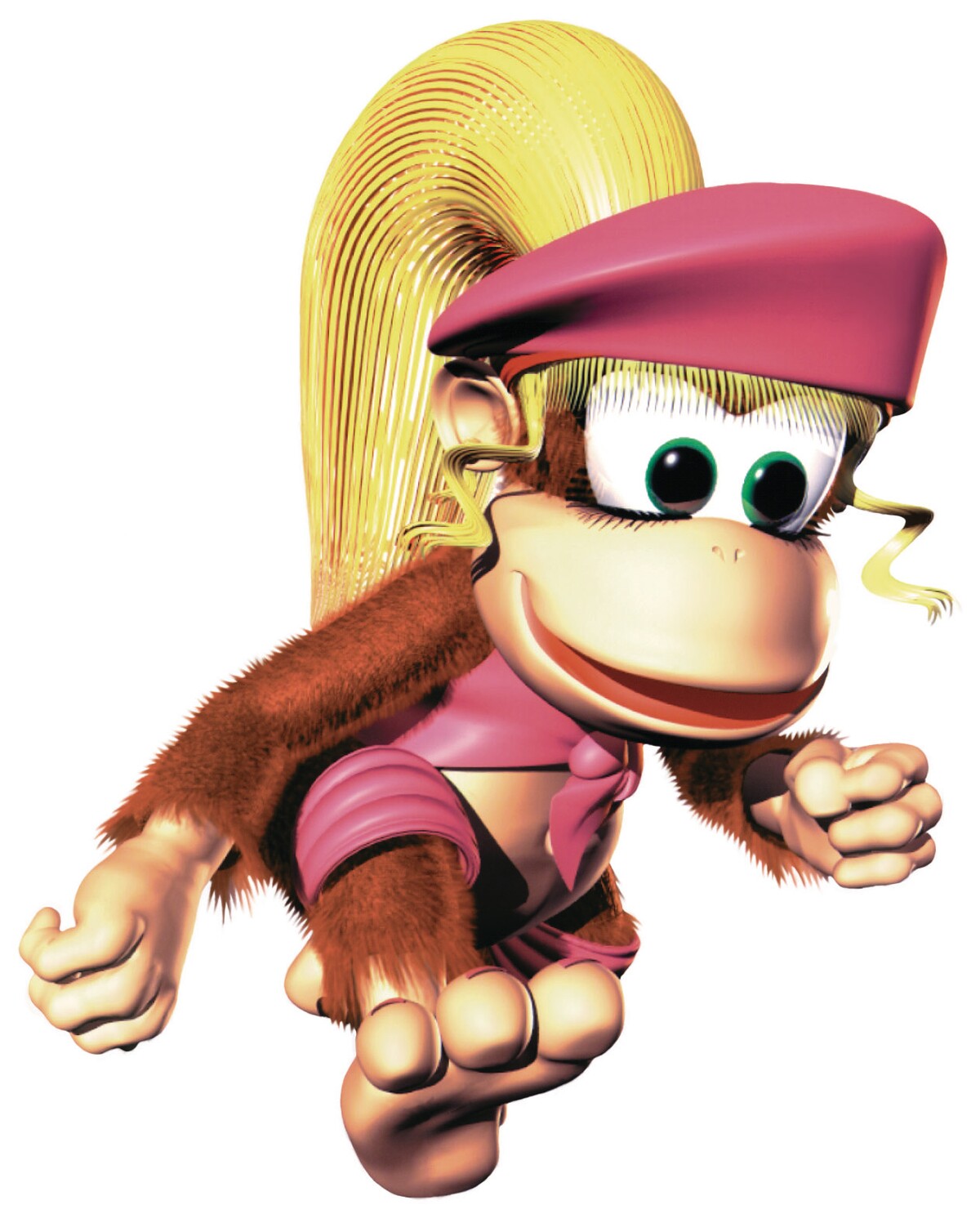File:Dixie walking DKC3 art.jpg - Super Mario Wiki, the Mario encyclopedia