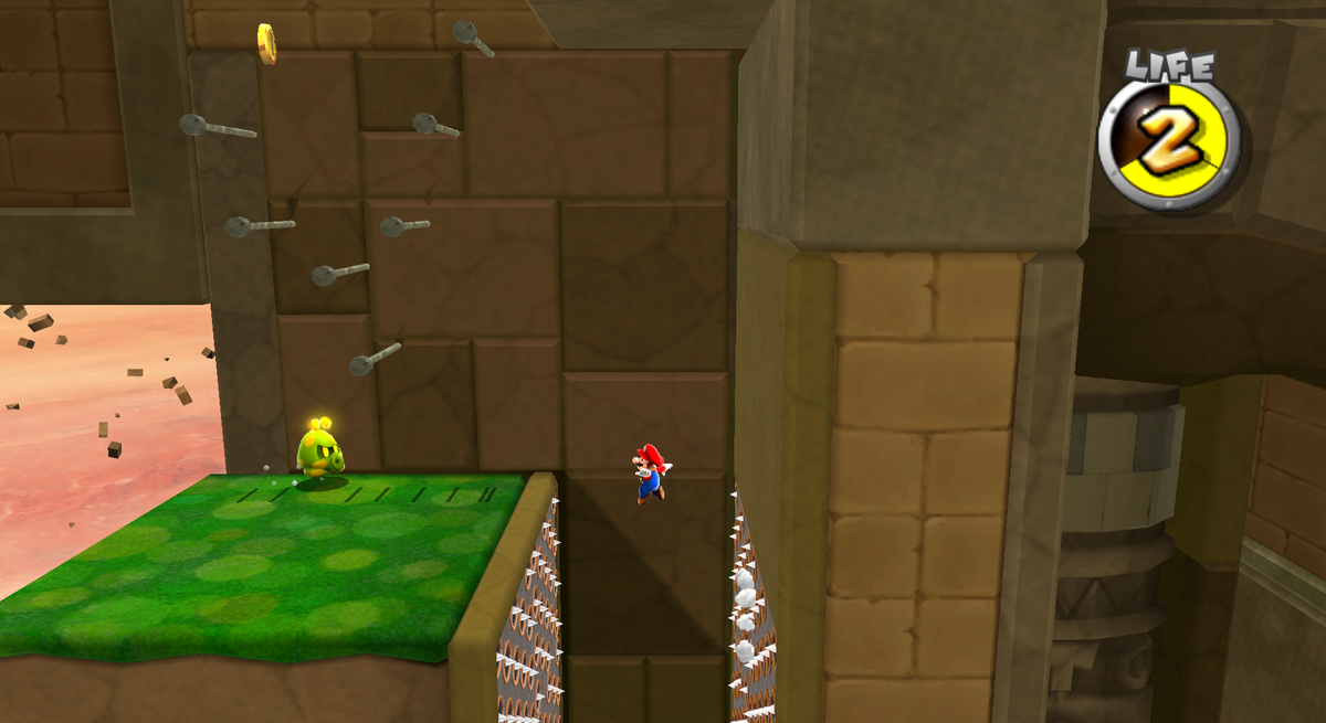 File:SMG2 Spike Wall.png - Super Mario Wiki, the Mario encyclopedia