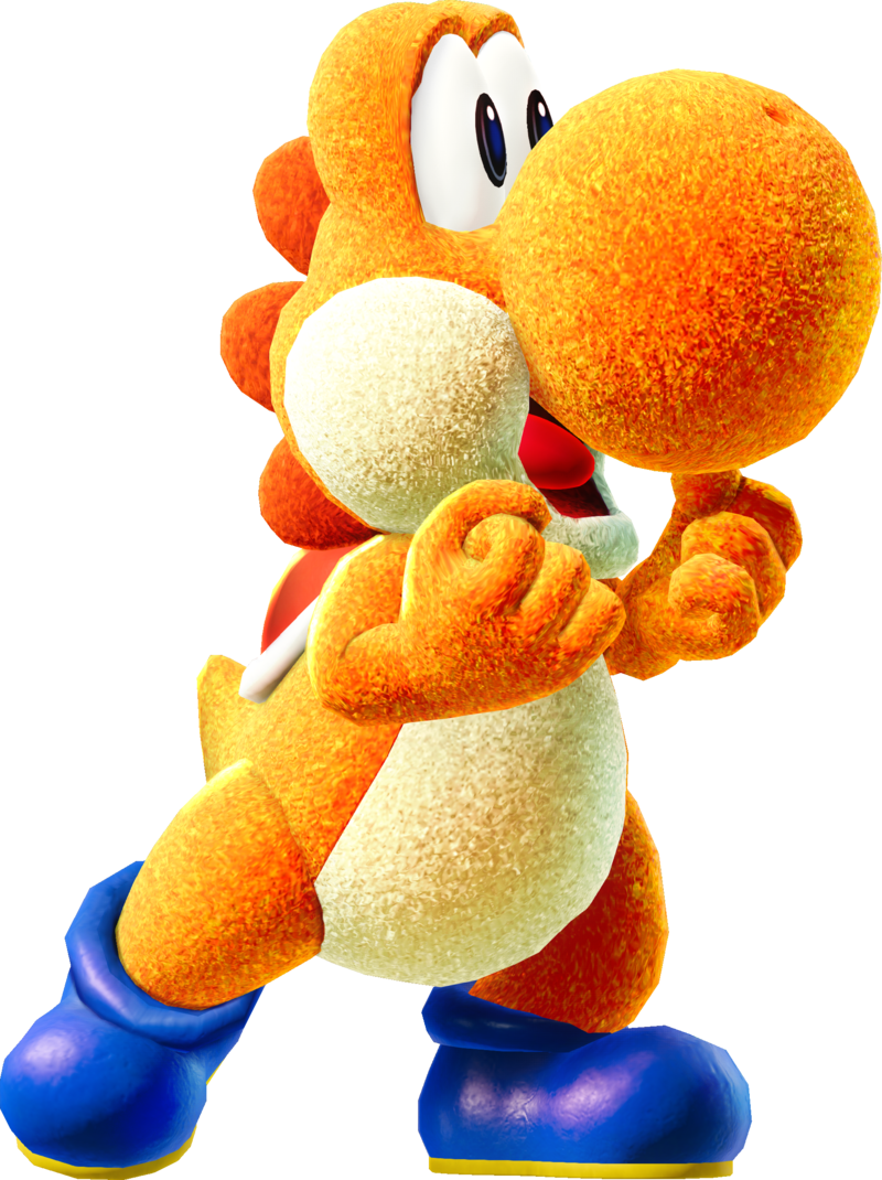 File:YCW Orange Yoshi.png - Super Mario Wiki, the Mario encyclopedia