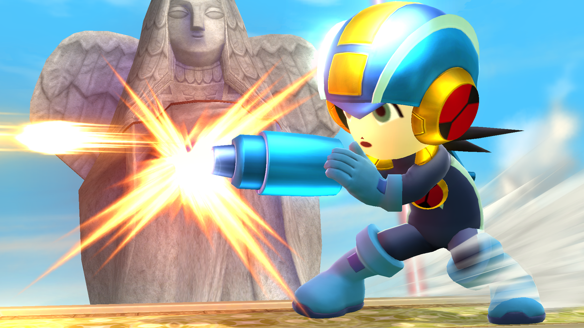 File:Mega Man EXE Armor SSBWU.png - Super Mario Wiki, the Mario ...