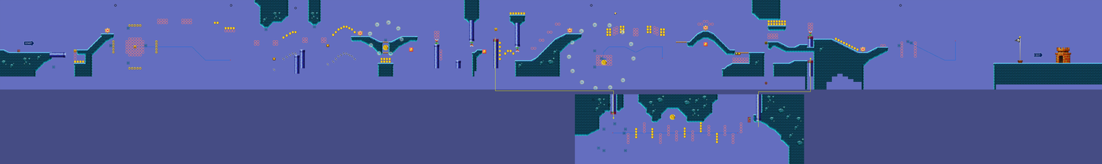 File:NSMBU Spinning Platforms of Doom Map.png - Super Mario Wiki, the ...