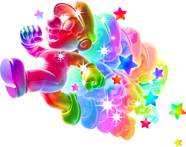 Rainbow Mario - Super Mario Wiki, the Mario encyclopedia