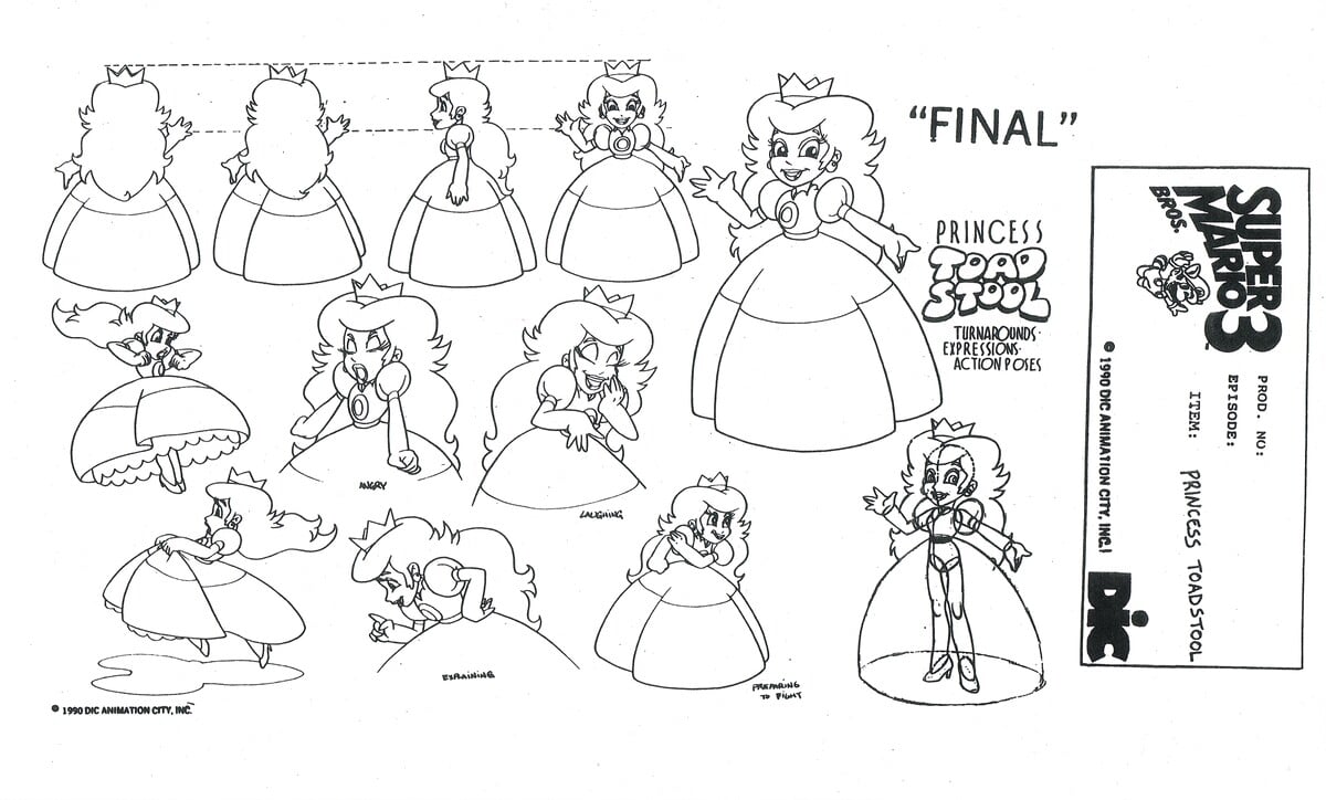 File:Aosmb3 peach reference sheet.jpg - Super Mario Wiki, the Mario ...