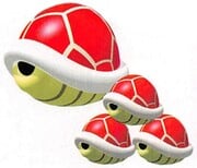 Triple Red Shells - Super Mario Wiki, the Mario encyclopedia