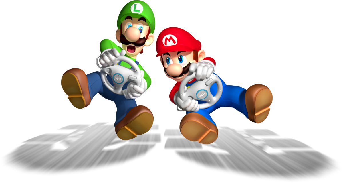 File:Mario and Luigi Box Artwork - Mario Kart Wii.png - Super Mario ...