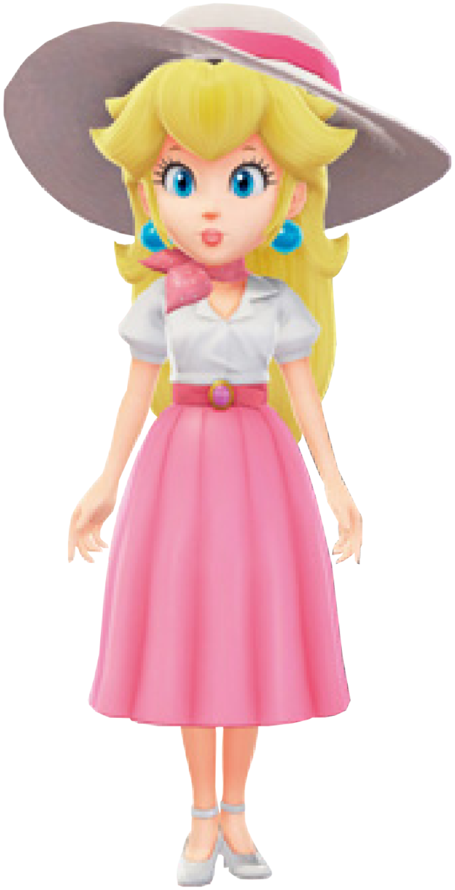File:SMO Artwork Peach (Vacation).png - Super Mario Wiki, the Mario ...