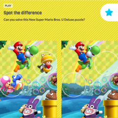 Spot the difference: New Super Mario Bros. U Deluxe - Super Mario Wiki ...