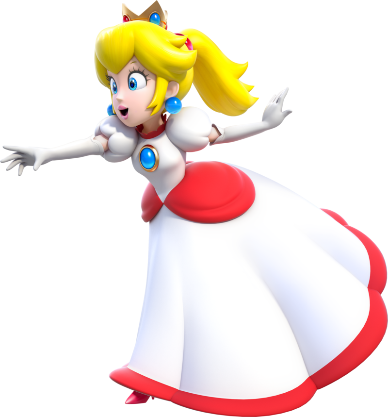 File:Fire Princess Peach Artwork (alt) - Super Mario 3D World.png ...