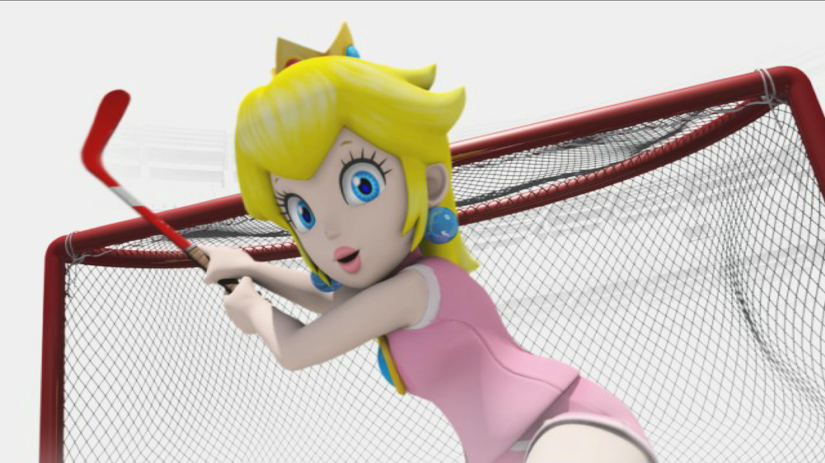 File:MSM Hockey goalie Peach.png - Super Mario Wiki, the Mario encyclopedia