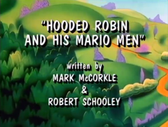 Hooded Robin and His Mario Men - Super Mario Wiki, the Mario encyclopedia