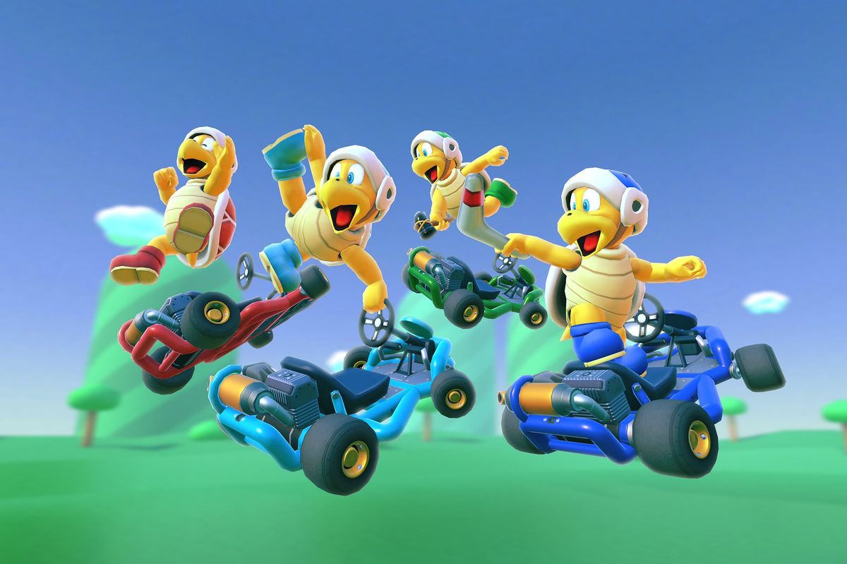 File:MKT BrosTricking.jpg - Super Mario Wiki, the Mario encyclopedia