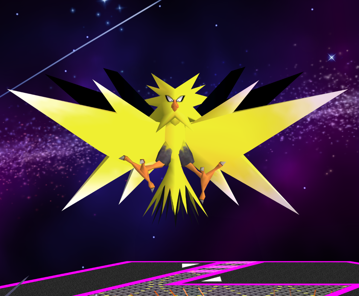 File:Zapdos Melee.png - Super Mario Wiki, the Mario encyclopedia