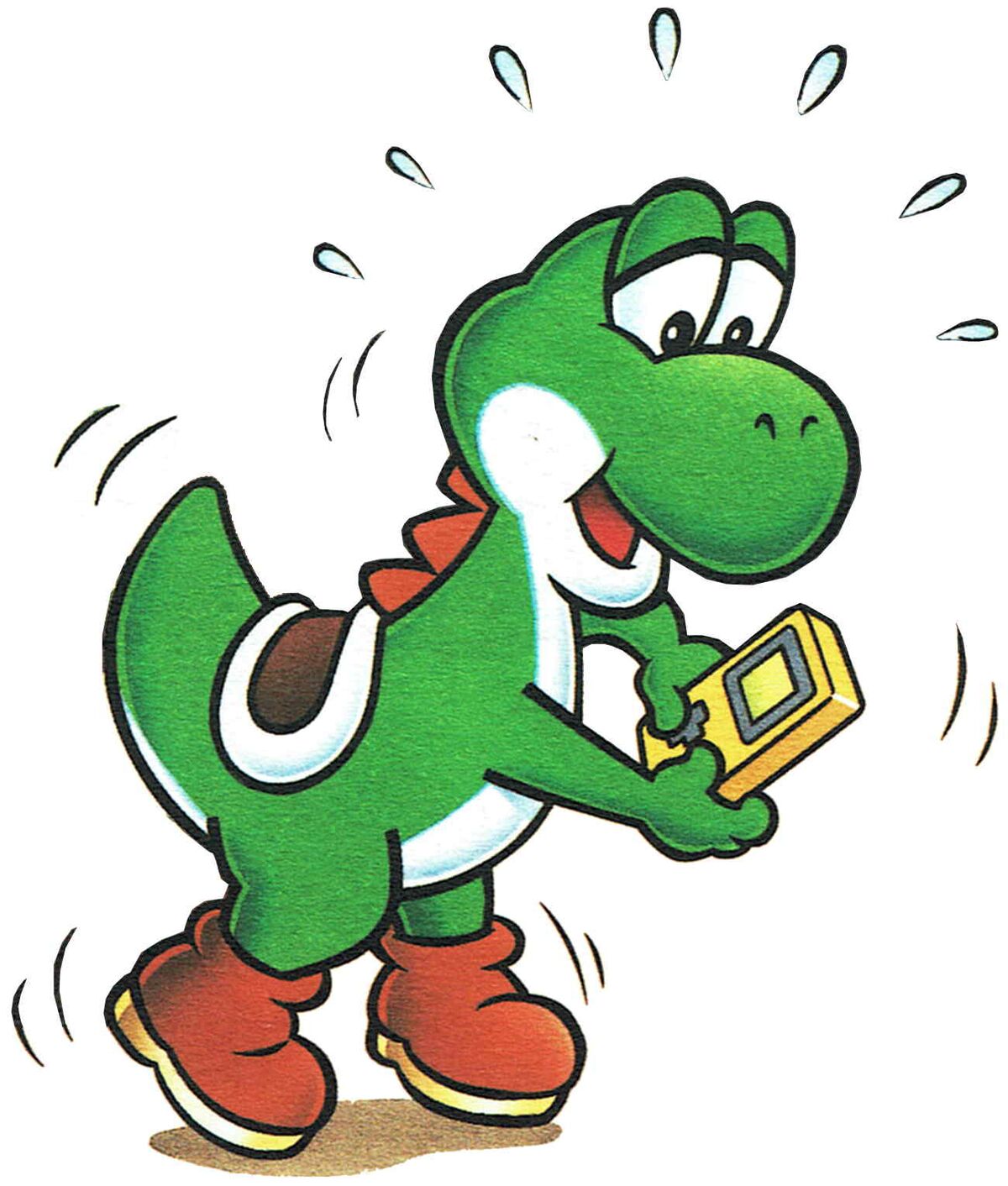 Filegandwg Yoshi Artwork Super Mario Wiki The Mario Encyclopedia