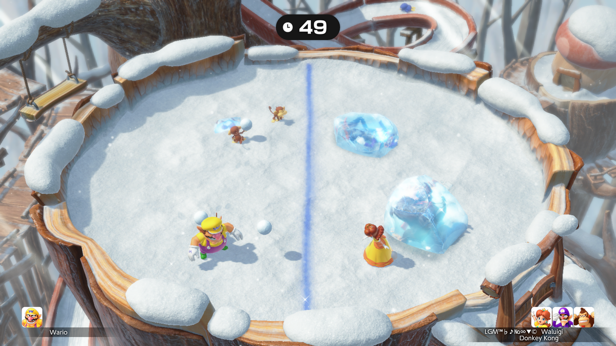 File:Snow Brawl - SMPJ.png - Super Mario Wiki, the Mario encyclopedia