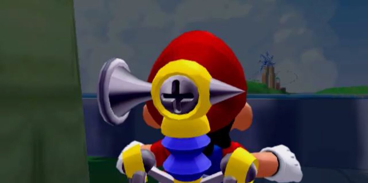 File:FLUDD has an Idea.jpg - Super Mario Wiki, the Mario encyclopedia