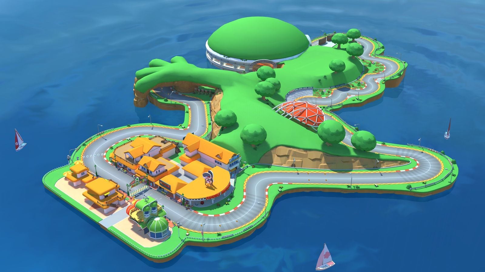 File:MKT Yoshi Circuit Scene 2.jpg - Super Mario Wiki, the Mario ...
