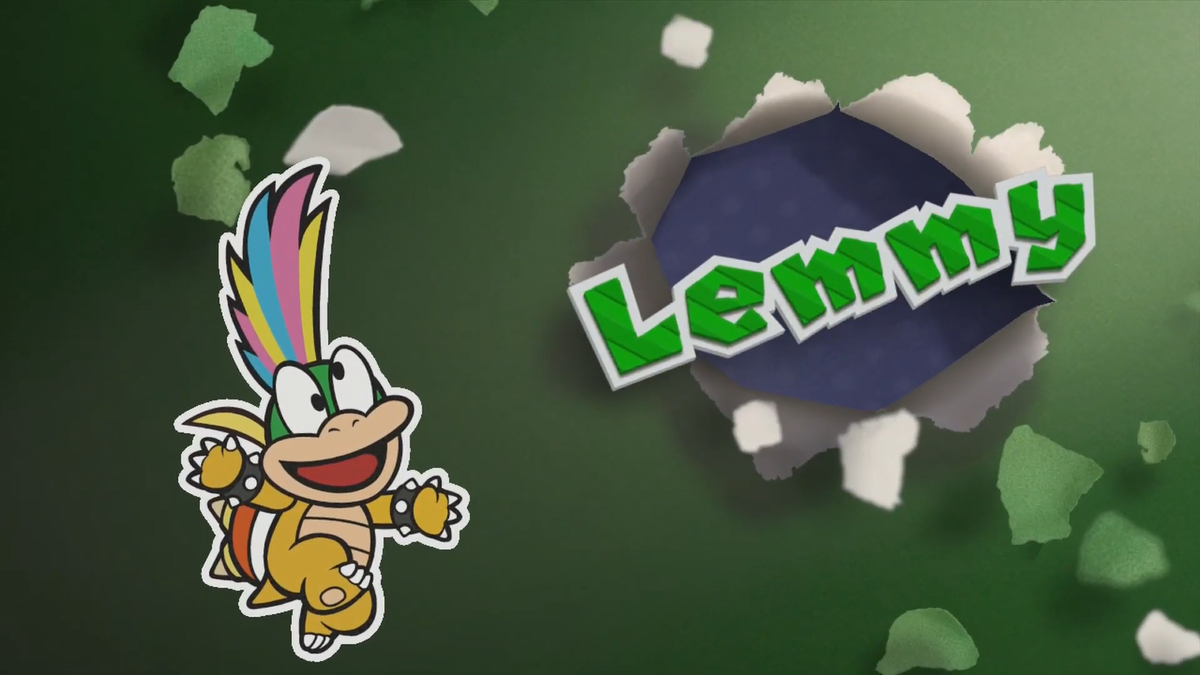 File:PMCS Lemmy intro.png - Super Mario Wiki, the Mario encyclopedia