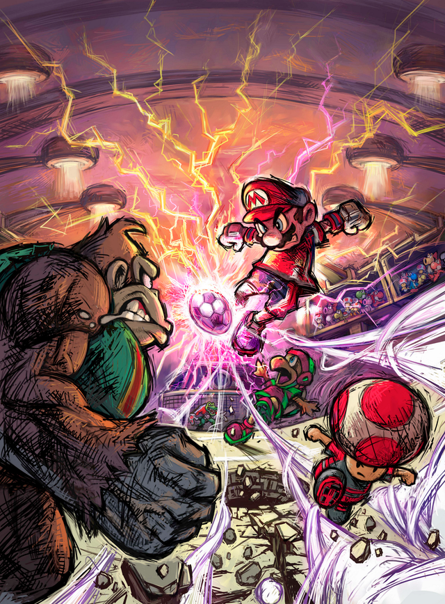 File:Supermariostrikerposter.png - Super Mario Wiki, the Mario encyclopedia