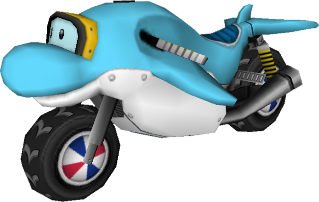 File:Dolphin Dasher (Medium Male Mii) Model.png - Super Mario Wiki, the ...