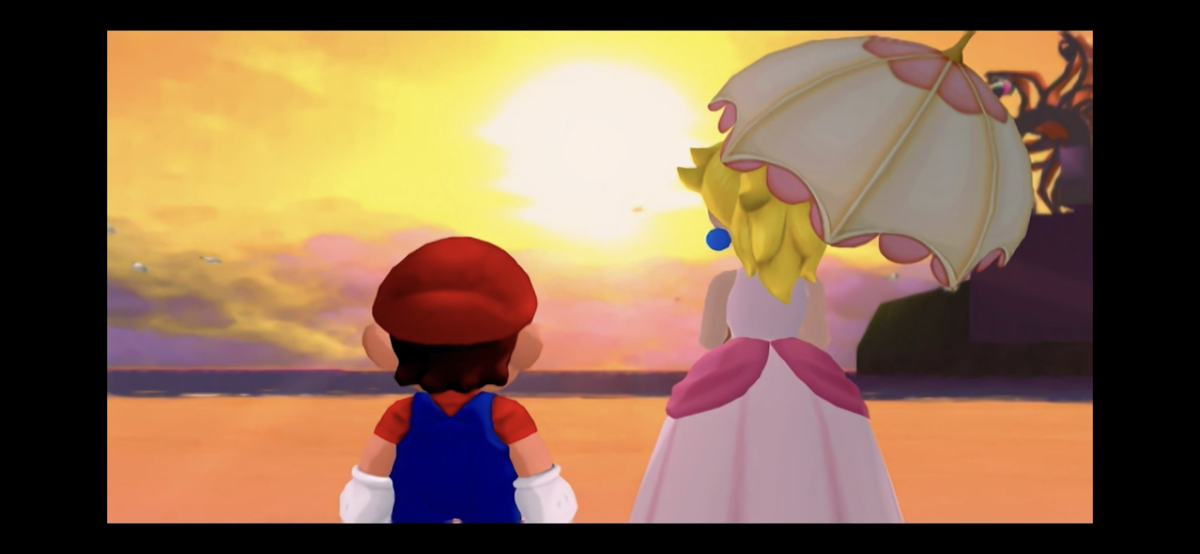 File:SunsetMarioPeachHD.png - Super Mario Wiki, the Mario encyclopedia