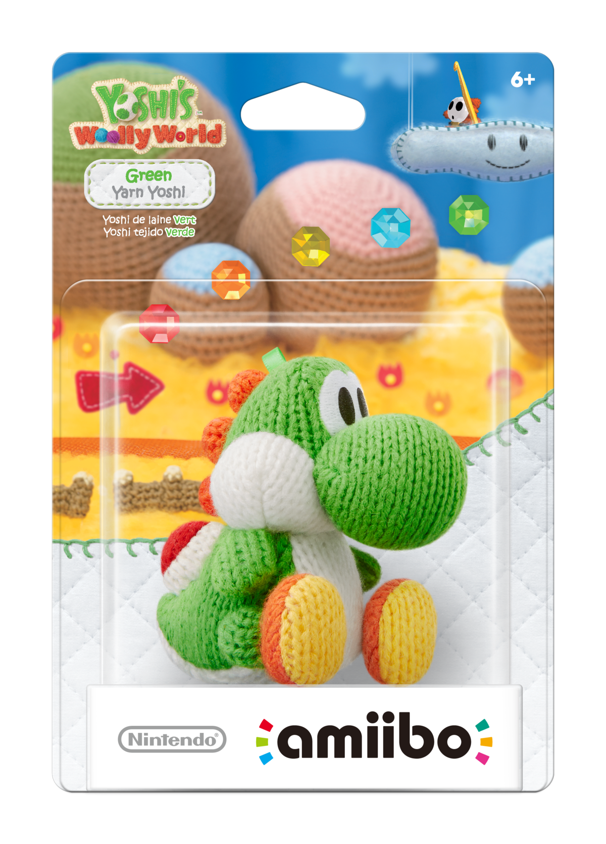 File:GreenYarnYoshiAmiibo.png - Super Mario Wiki, the Mario encyclopedia