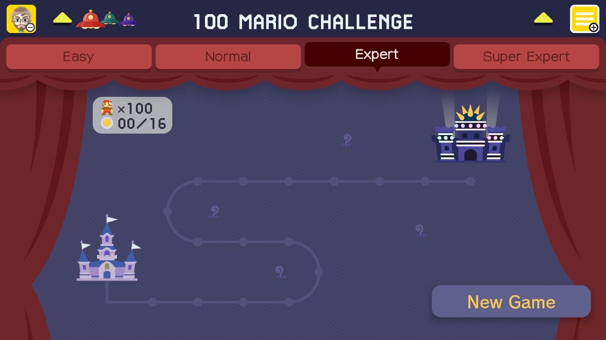 File:SMM-100MarioExpert-MapCurtains.jpg - Super Mario Wiki, the Mario ...