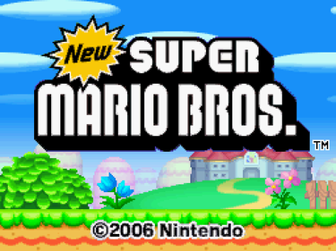Title Screen (New Super Mario Bros.) - Super Mario Wiki, the Mario ...