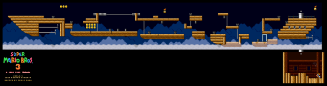 File:SMAS SMB3 World 4-A Map.png - Super Mario Wiki, the Mario encyclopedia