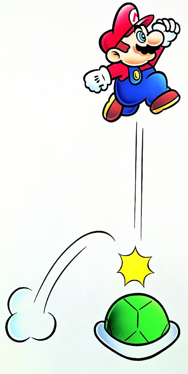 File:SMB3 Mario Stomping Green Shell.jpg - Super Mario Wiki, the Mario ...