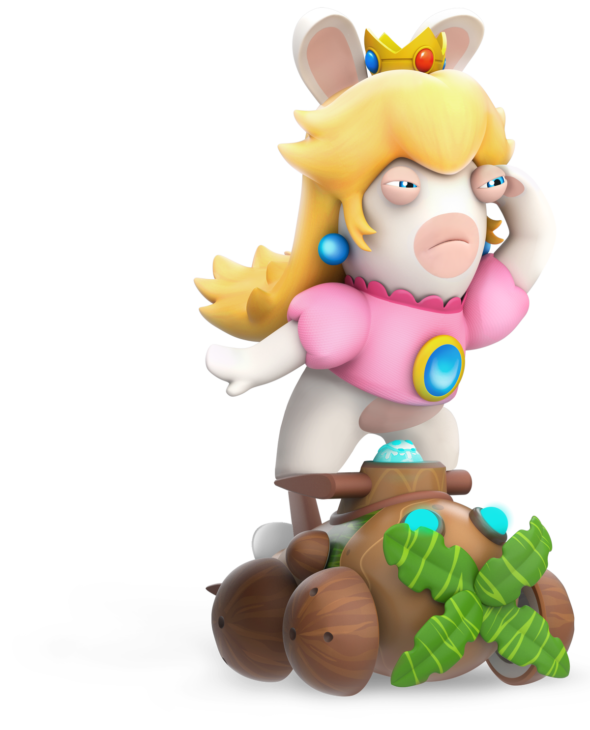 File:RabbidPeachSentry.png - Super Mario Wiki, the Mario encyclopedia