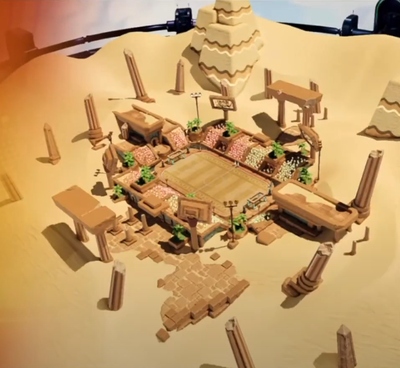 Desert Ruin - Super Mario Wiki, the Mario encyclopedia