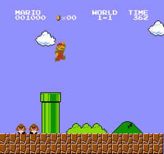 World 1-1 (Super Mario Bros.) - Super Mario Wiki, the Mario encyclopedia